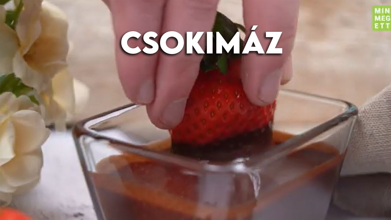 Csodálatosan fényes csoki máz ilyen egyszerű házilag!