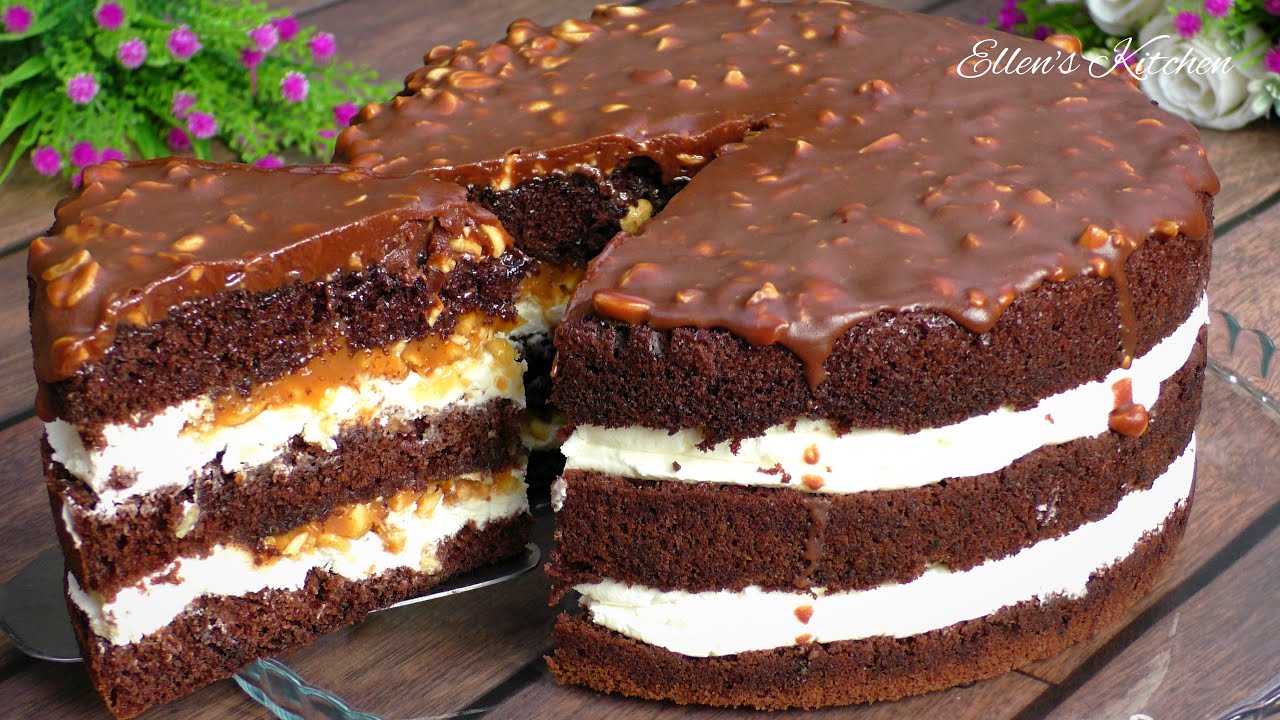Percek alatt elkészíthető, szájban olvadó Snickers torta recept ...