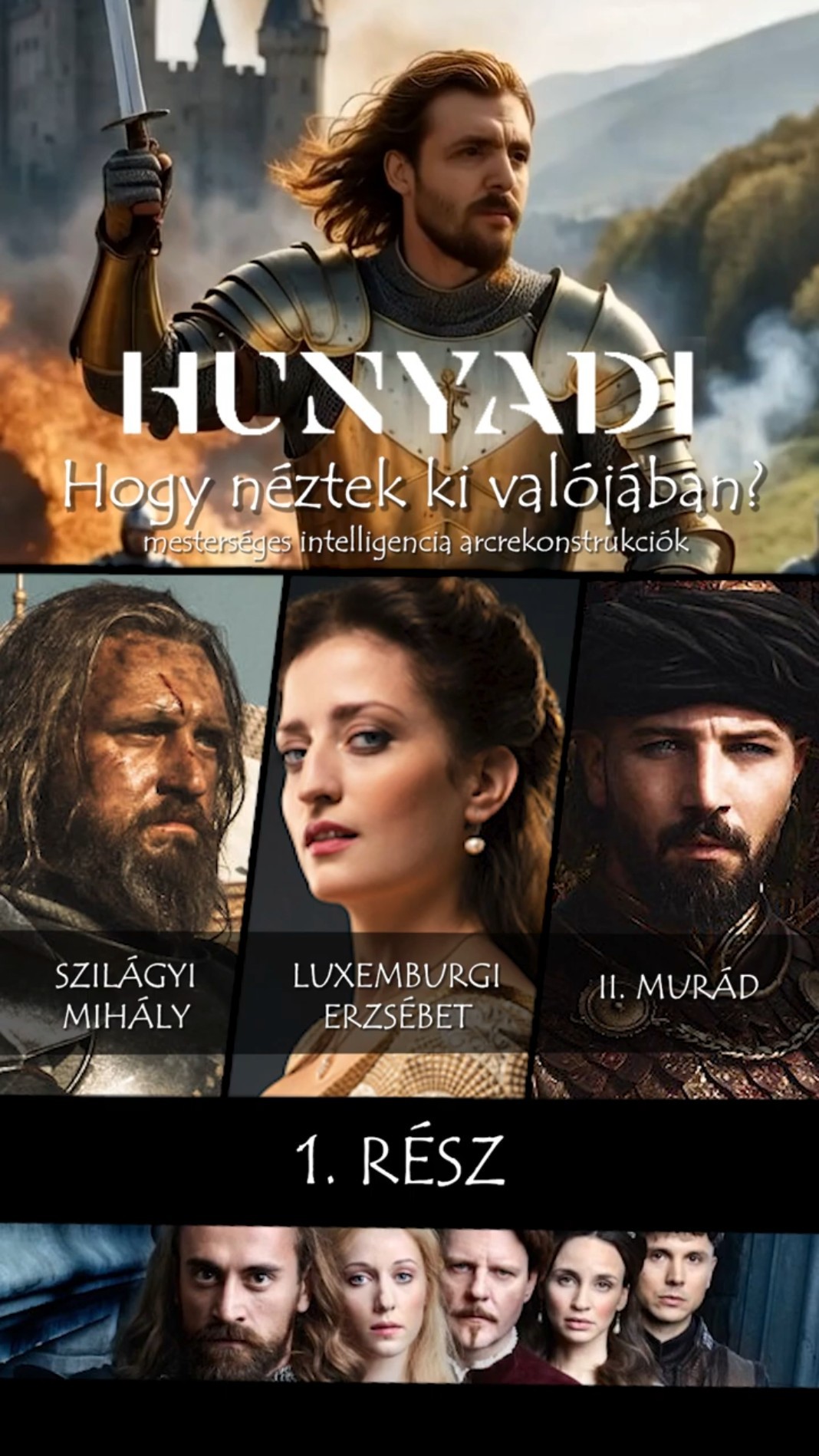 Így néztek ki a Hunyadi-sorozat szereplői valójában – 5 döbbenetes ...